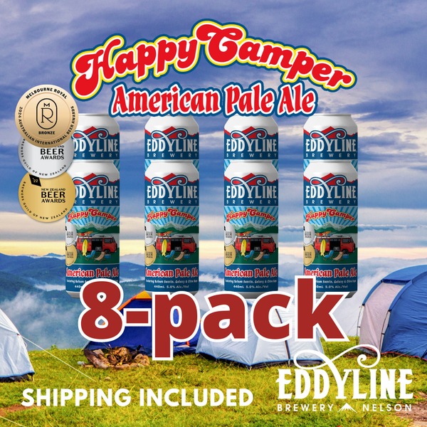 8-pack Happy Camper American Pale Ale – Eddyline Brewery Limited (New ...